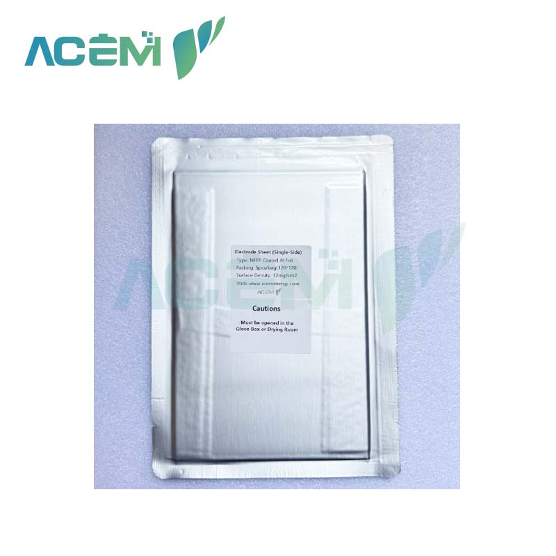 NFPP Coated Al Foil Electrode Sheet Na-ion Battery Cathode Material