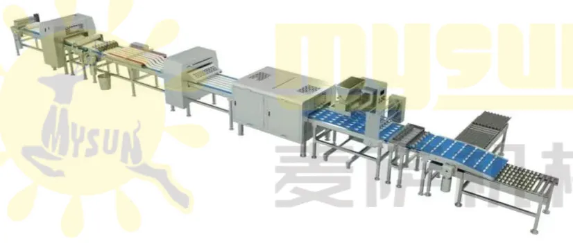 Automatic croissant production line