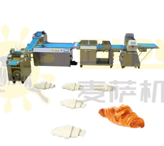 Automatic croissant production line