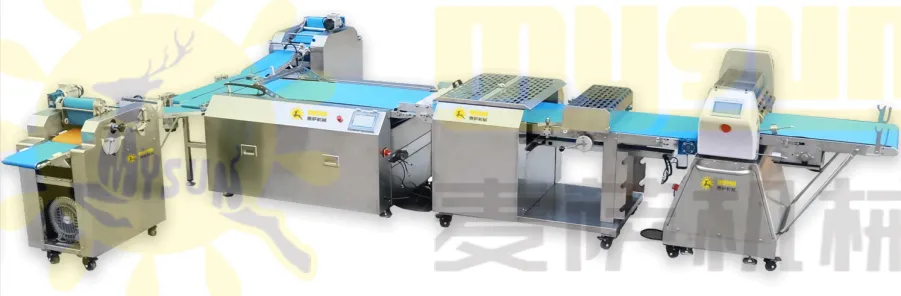 Automatic croissant production line