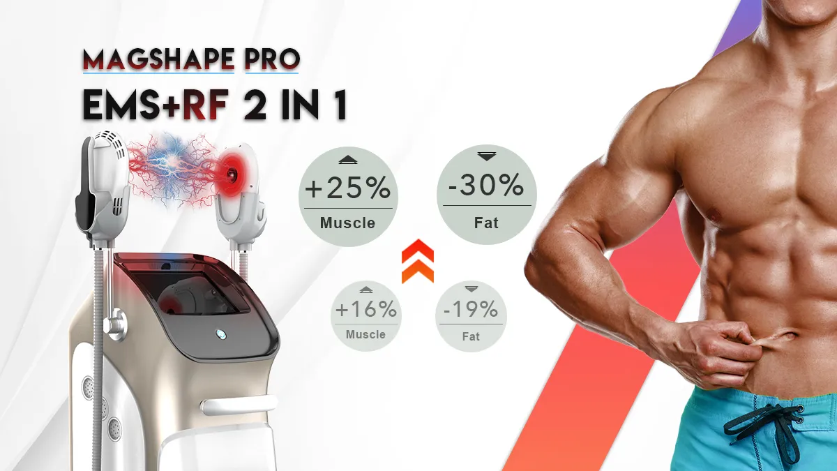 Magshape+RF EMS Sculpting Machine/sano laser