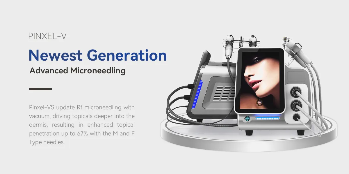 Portable Microneedling Radiofrequency Vacuum RF Machine