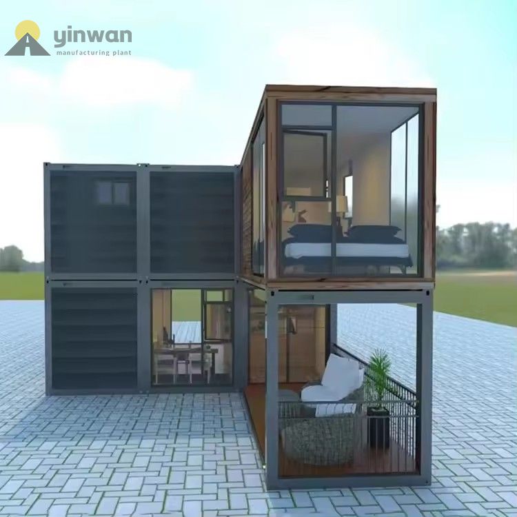 20ft Ready Made Easy Installation Modular Structural Design Portable Folding Container House For ...