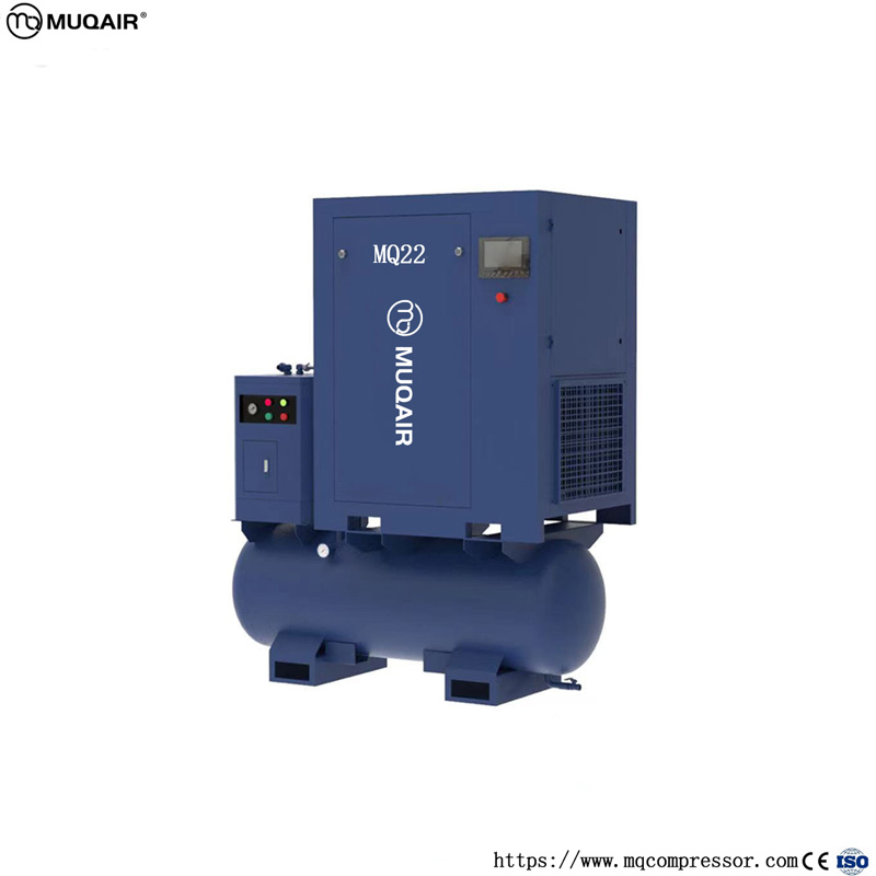 Screw Air Compressor 15 Hp All-in-one Air Compressor 22kw 16 Bar Screw ...
