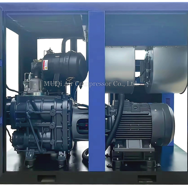 Two Stage Screw Air Compressor 90KW 45/55/75/110KW 2 stage vfd air ...