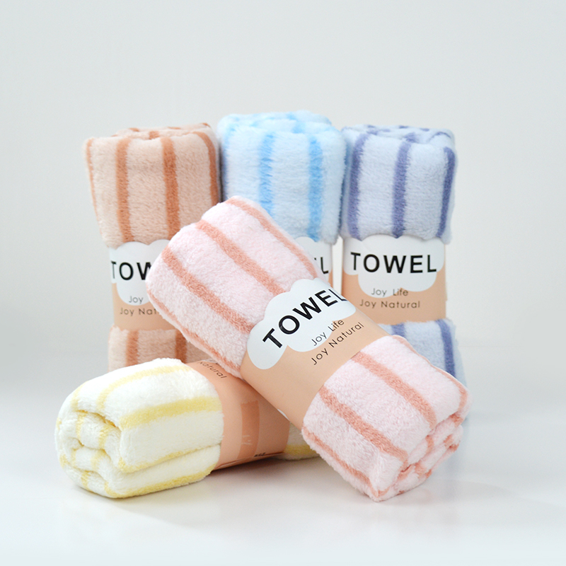 35*75cm Qingquan Coral Velvet Style Towel Customizable