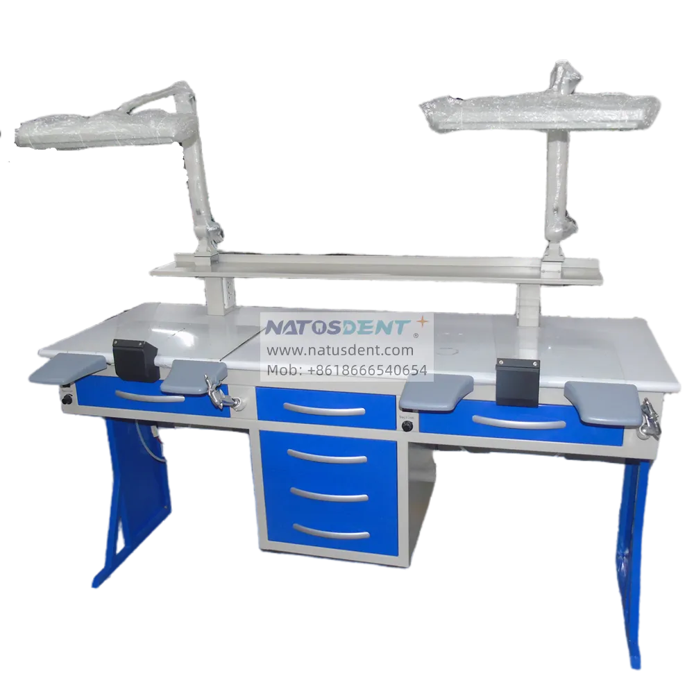 Dental Lab Workbench For Two Technician
