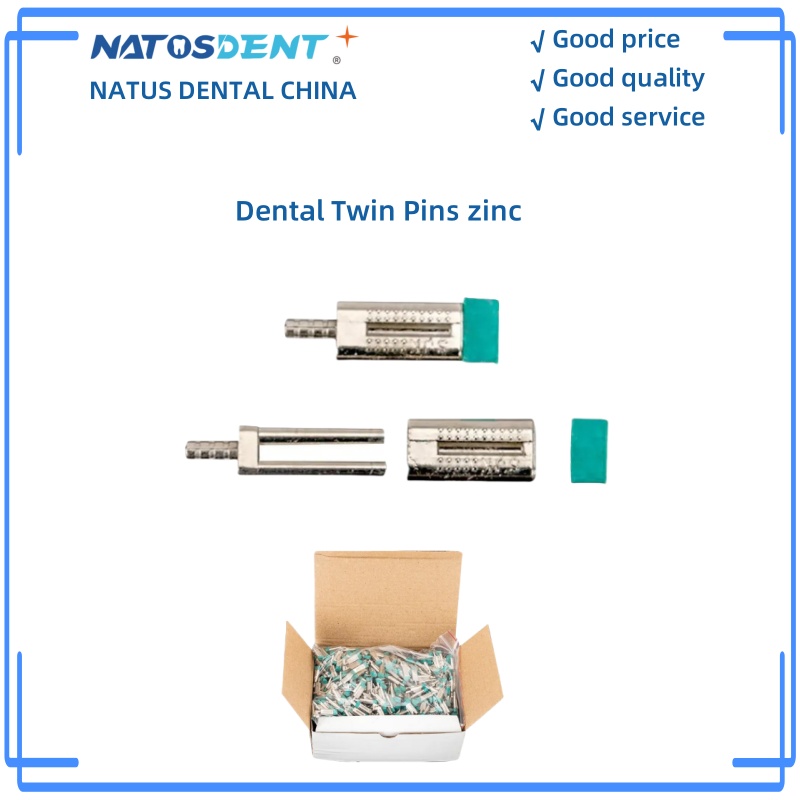 dental twin pins zinc