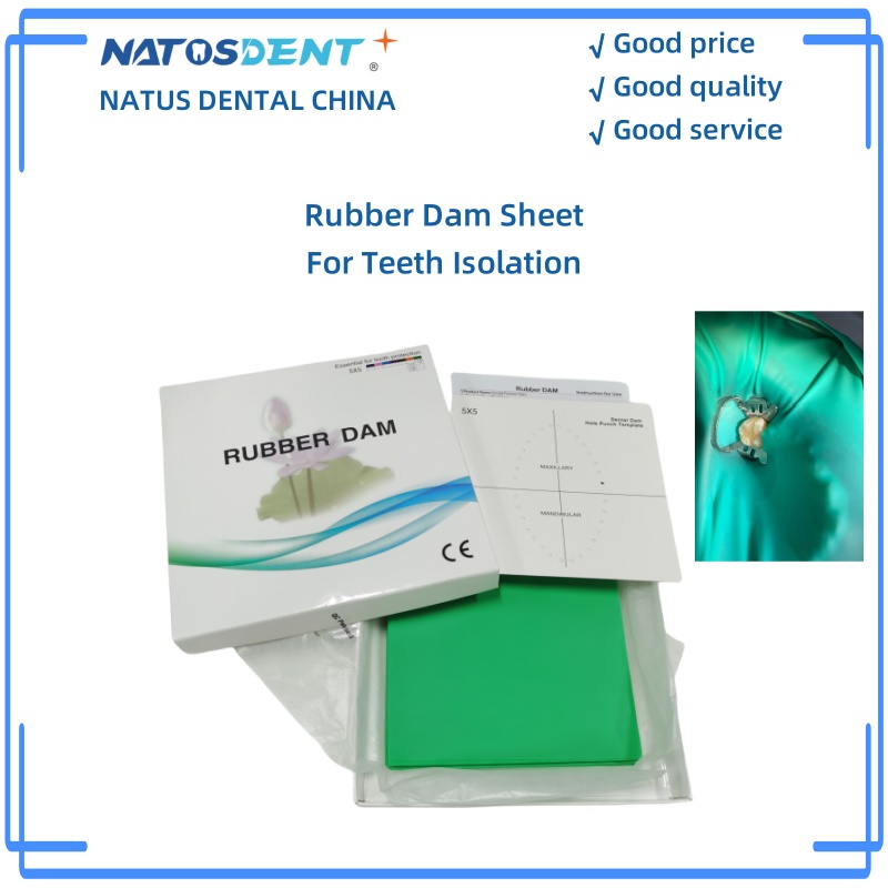 Dental Latex Rubber Dam Sheet For Teeth Isolation