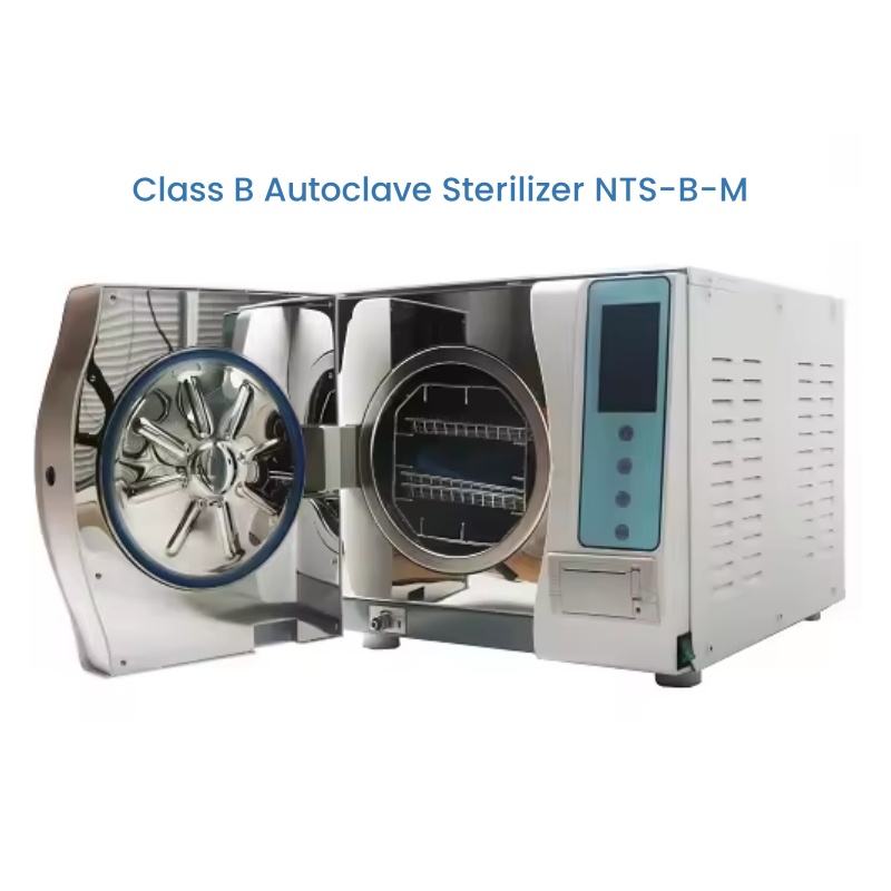LCD Dental Autoclaves steam sterilizer Class B 3 Times Pre-Vacuum