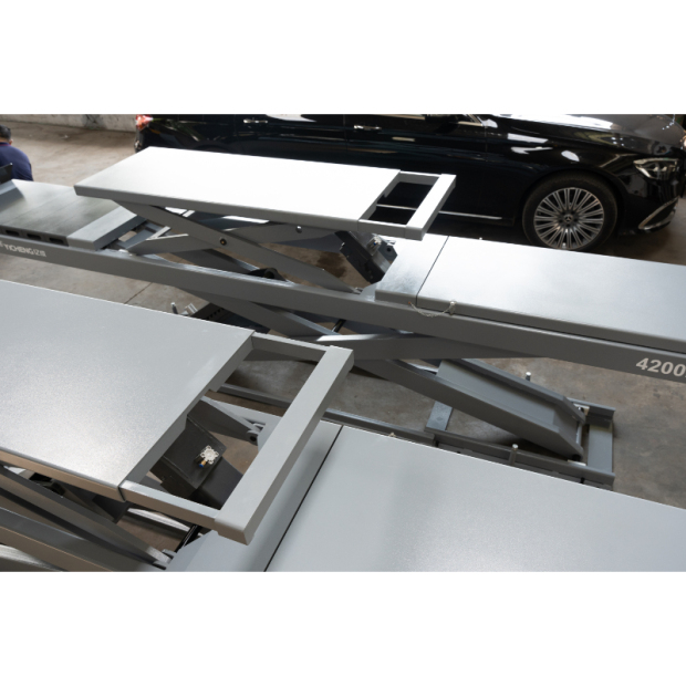 Upgrade Your Ride with Buried large square tube scissor lifts LFT420B