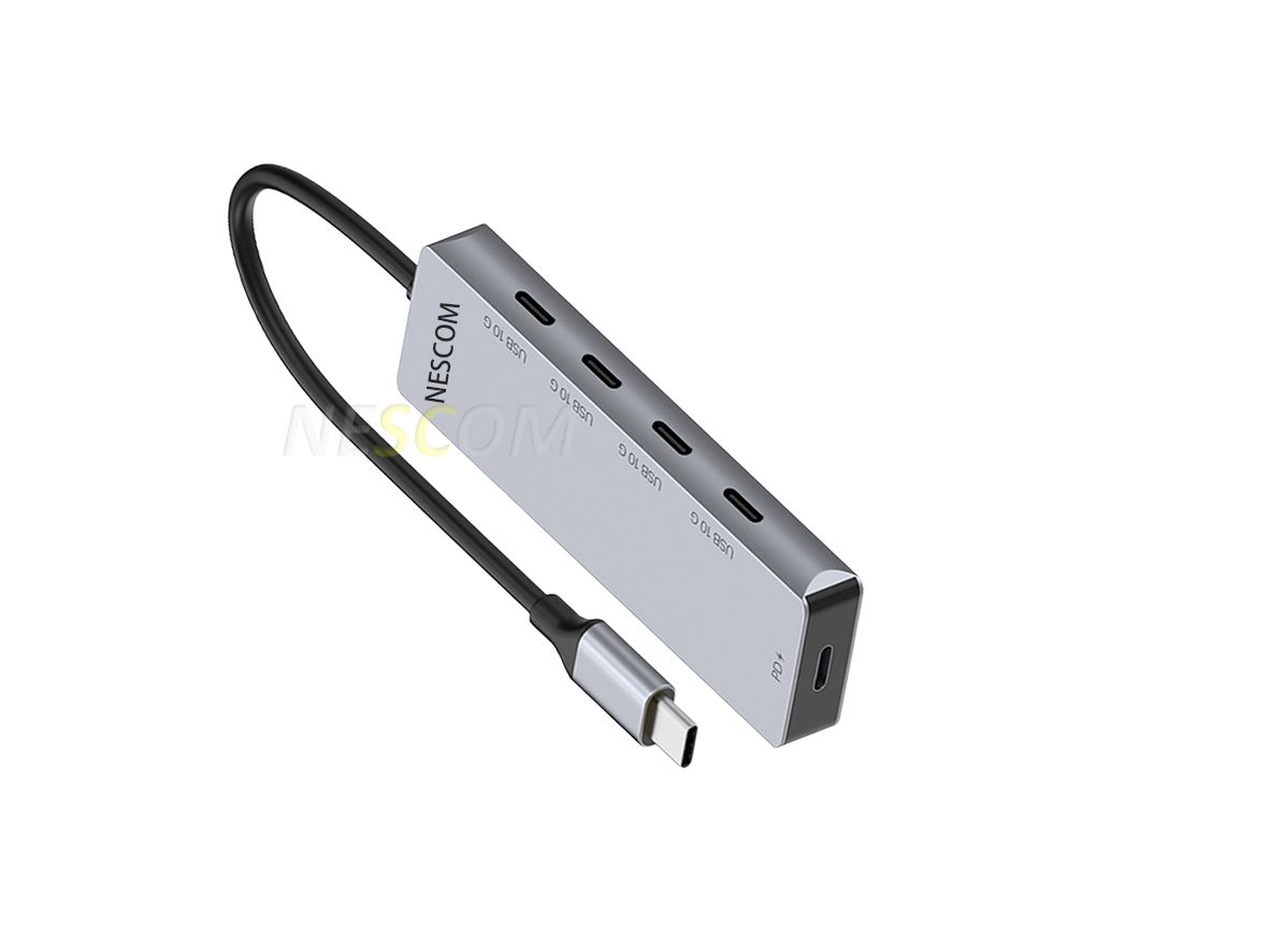 10Gbps aluminum shell Type-C hub