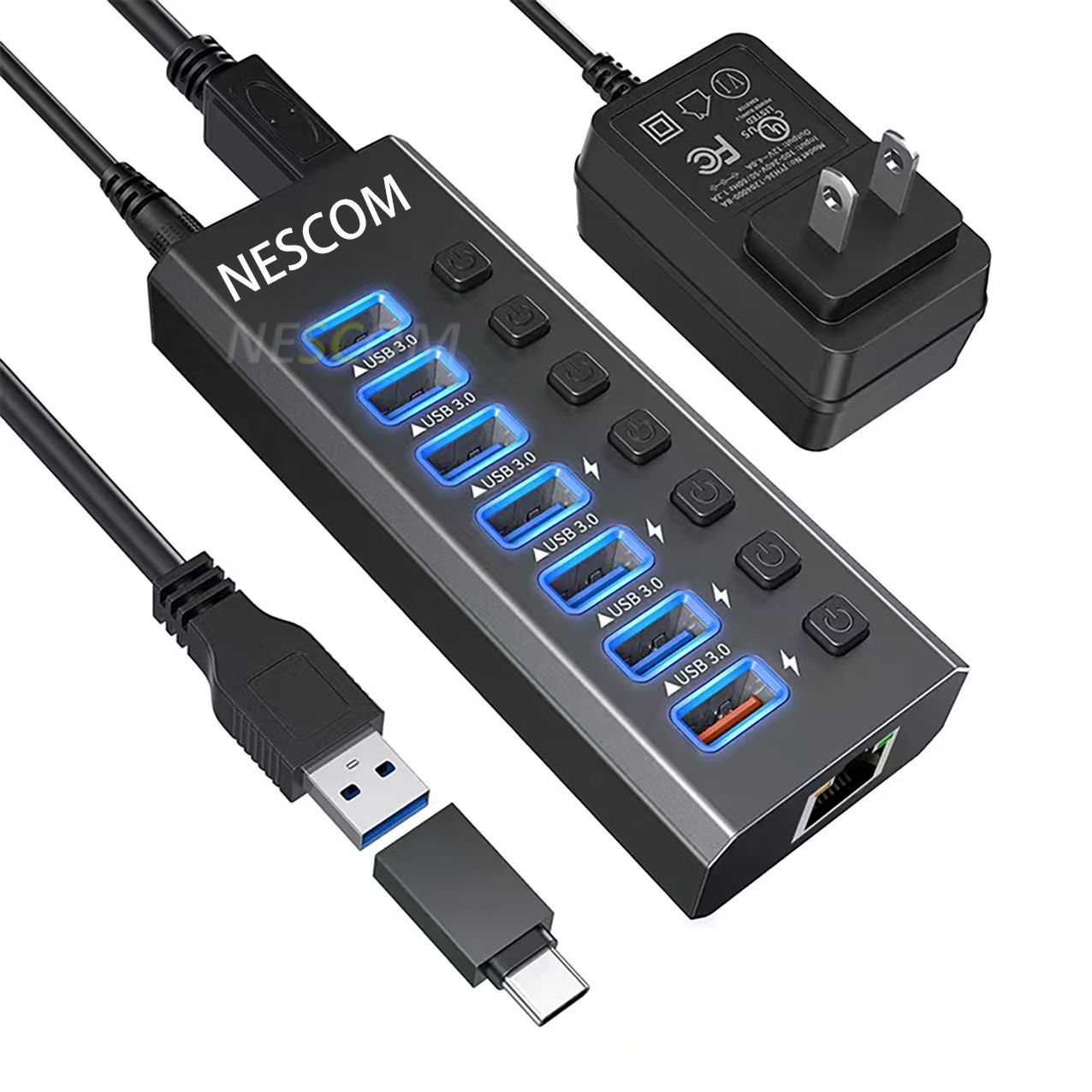 USB 3.0 7 PORT HUB