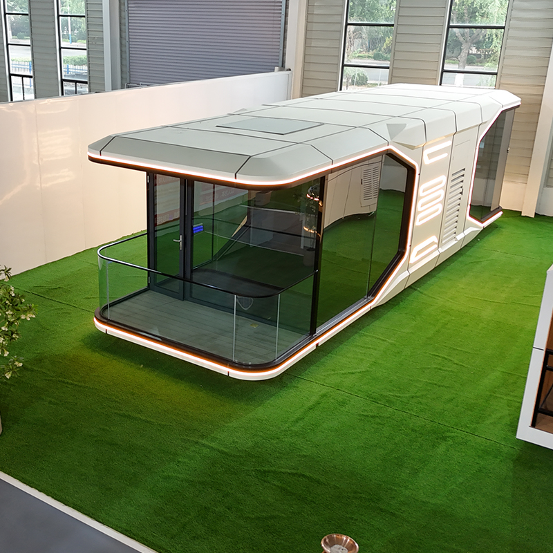 Portable prefabricated homes luxury living capsule house