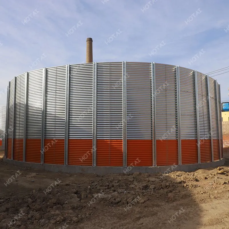 Galvanized corrugated water tank for agricultural irrigation