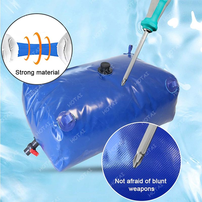 Tangki air fleksibel PVC portabel, tangki kandung kemih air irigasi ...