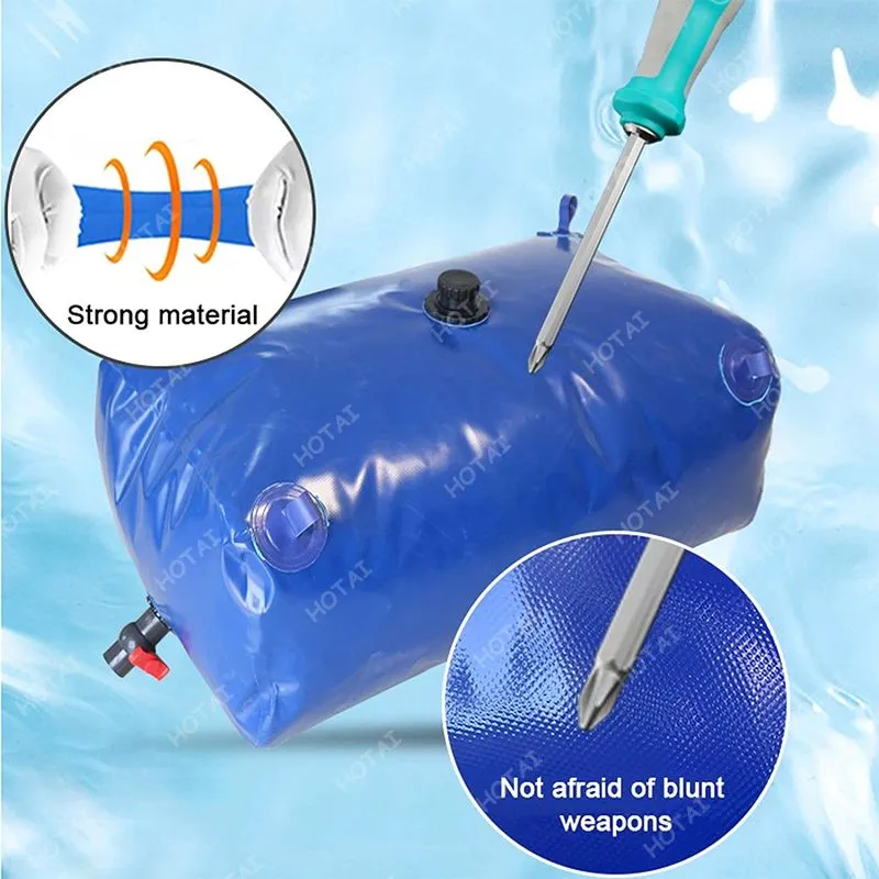 Tragbarer flexibler Wassertank aus PVC, Wasserblasentank für die ...
