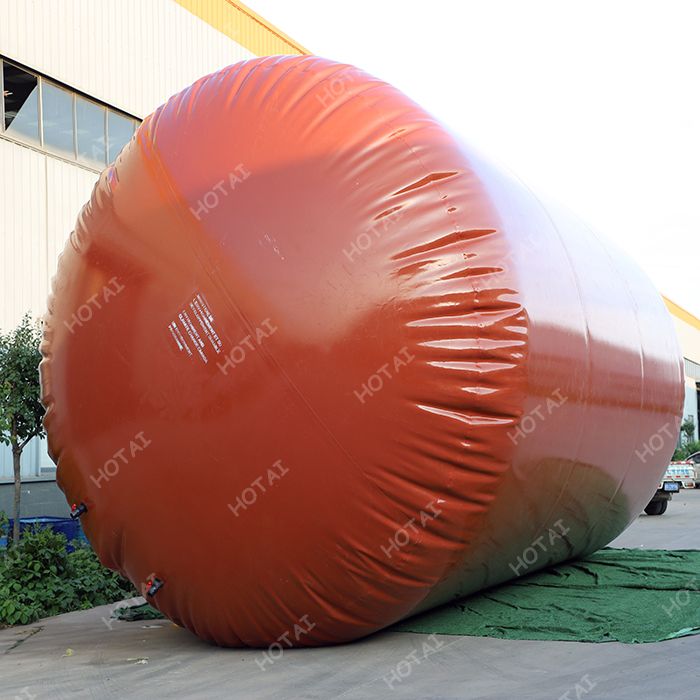 Durable PVC Red Mud Soft Biogas Storage Bags