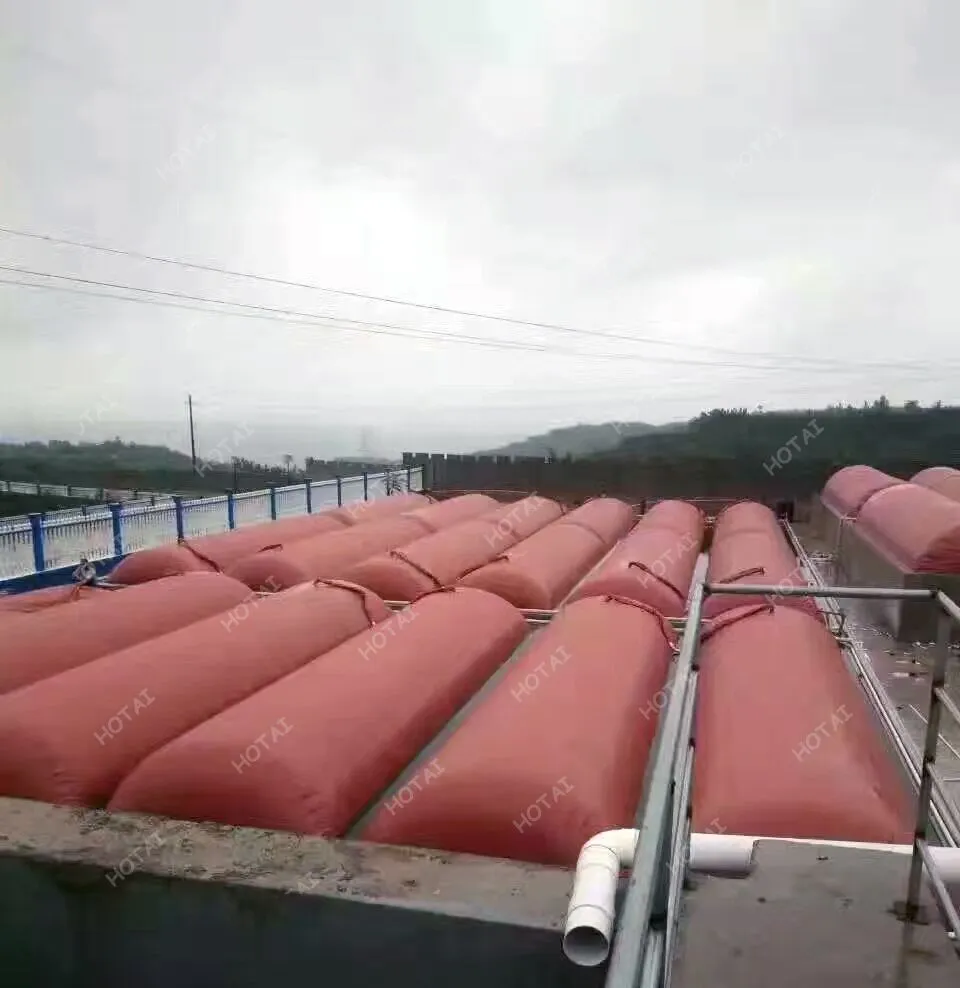 Durable PVC Red Mud Soft Biogas Storage Bags