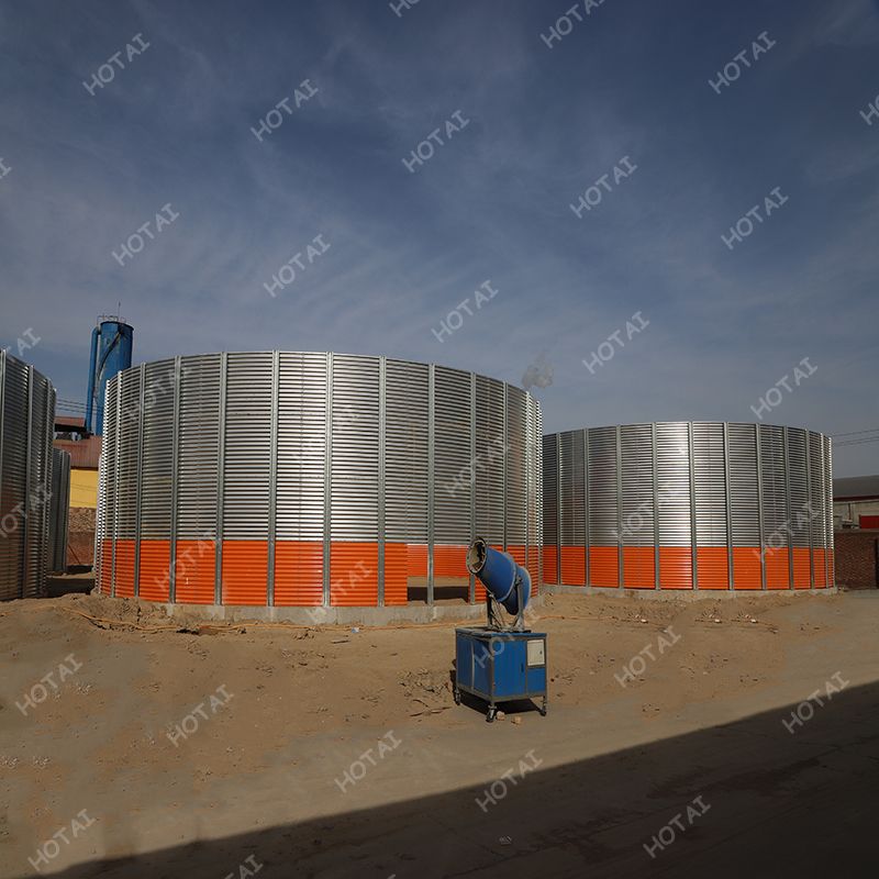 Manufacturer of galvanized corrugated sewage temporary storage tanks