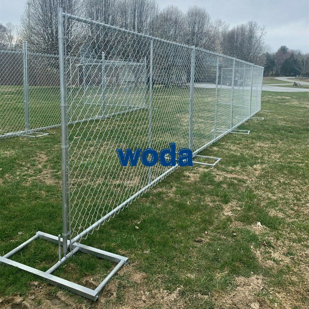 Chain Link Mesh Temporary Fence Manufacturing