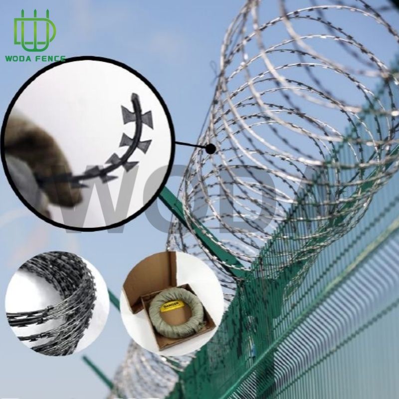 several types of razor wires