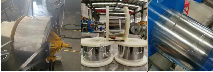Oscillate slitting stainless steel strip 2.5mm width