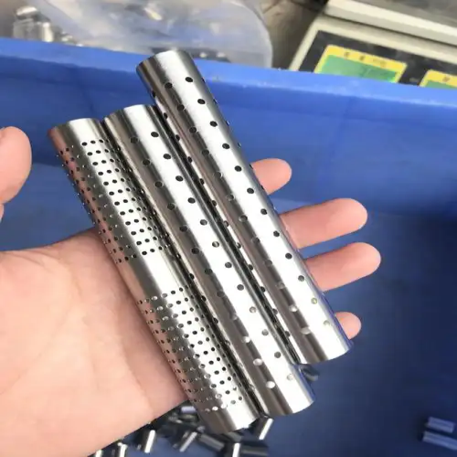 laser cutting perforated stainless steel tube SUS 304 China