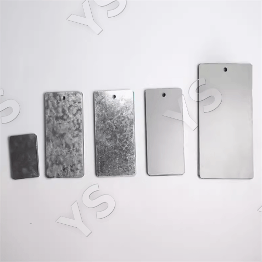 Galvanized Steel Test Panel producer China 0.80*70*150 mm