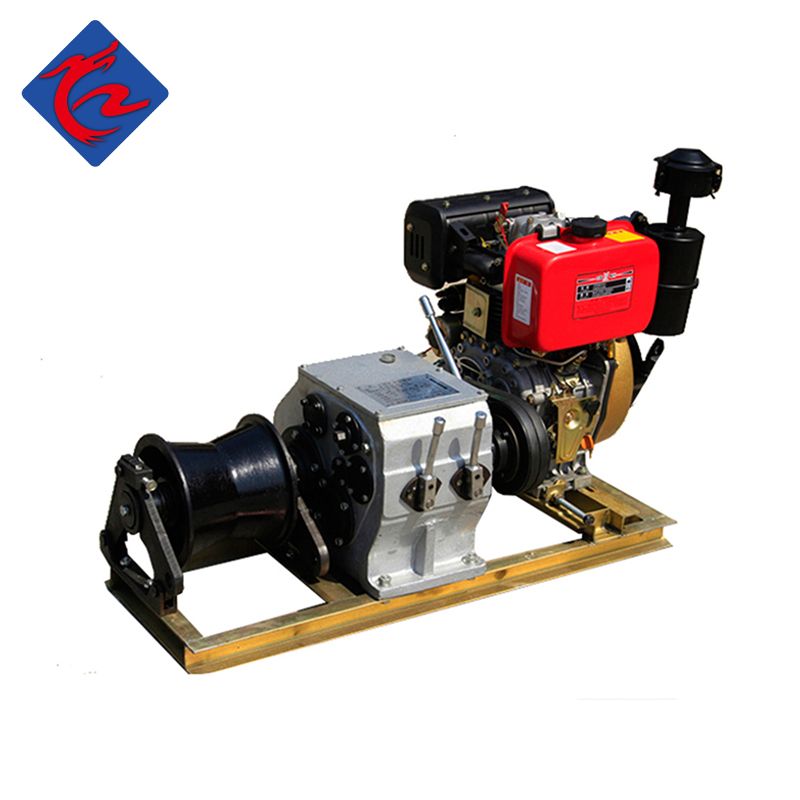 Engine Powered Winch/Cable Pulling Winch 3T/5T/8T