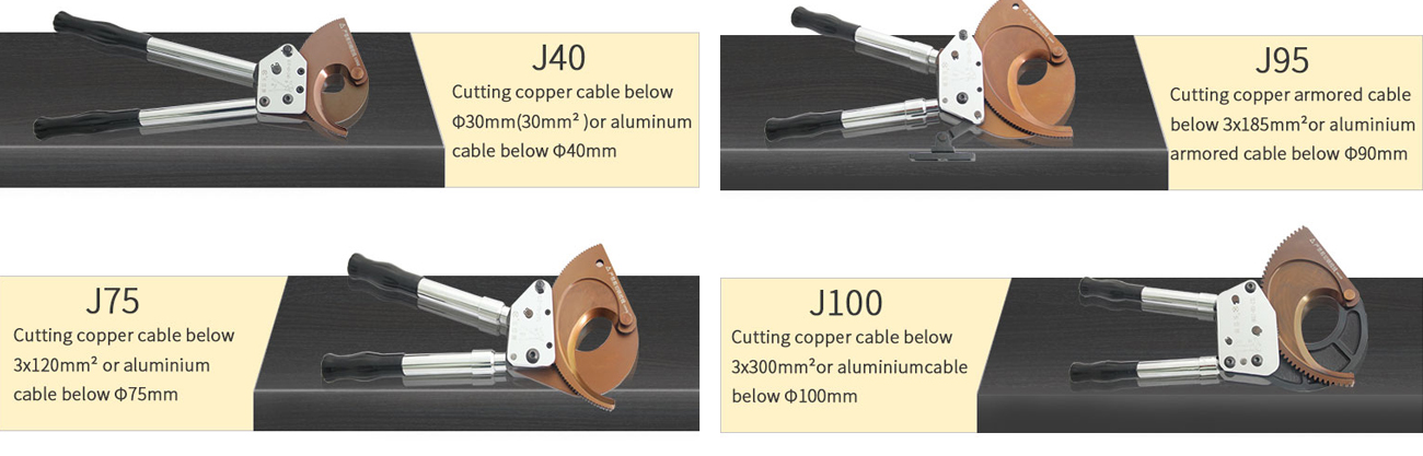 Heavy-Duty Ratcheting Cable Cutters