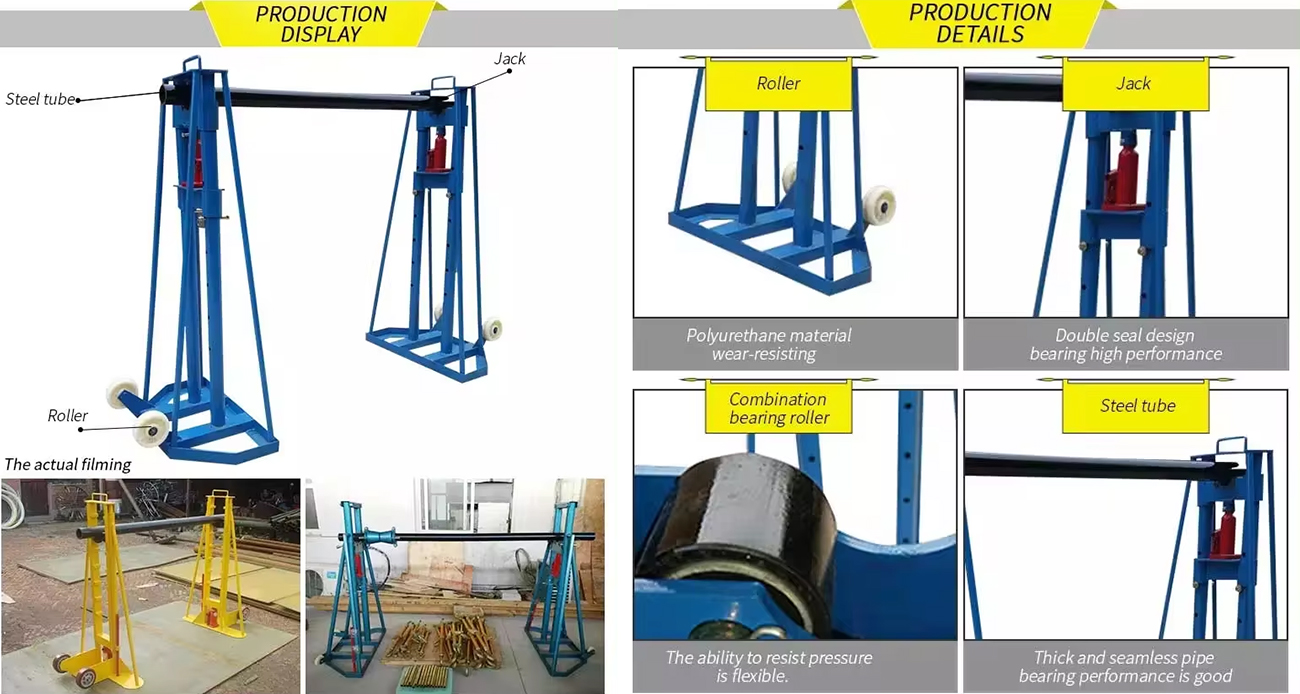 Cable Reel Standing Rack/Cable Pay Off Stand