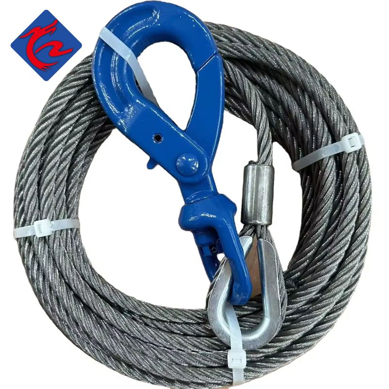 High Strength Steel Wire Rope Sling with Hooks