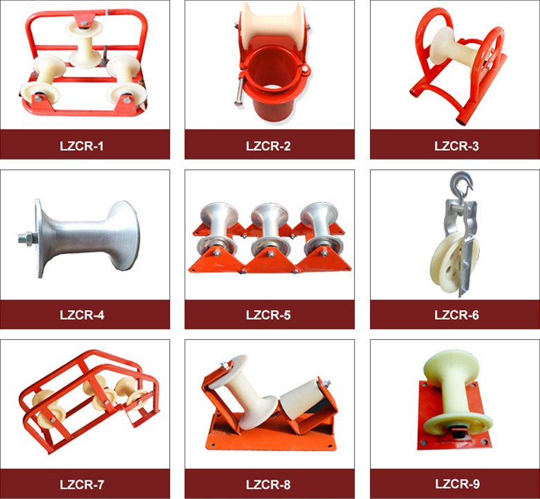 Nylon Aluminium Cable Roller/Cable Pulley Ground Type