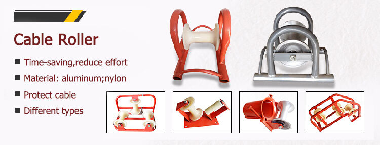 Nylon Aluminium Cable Roller/Cable Pulley Ground Type