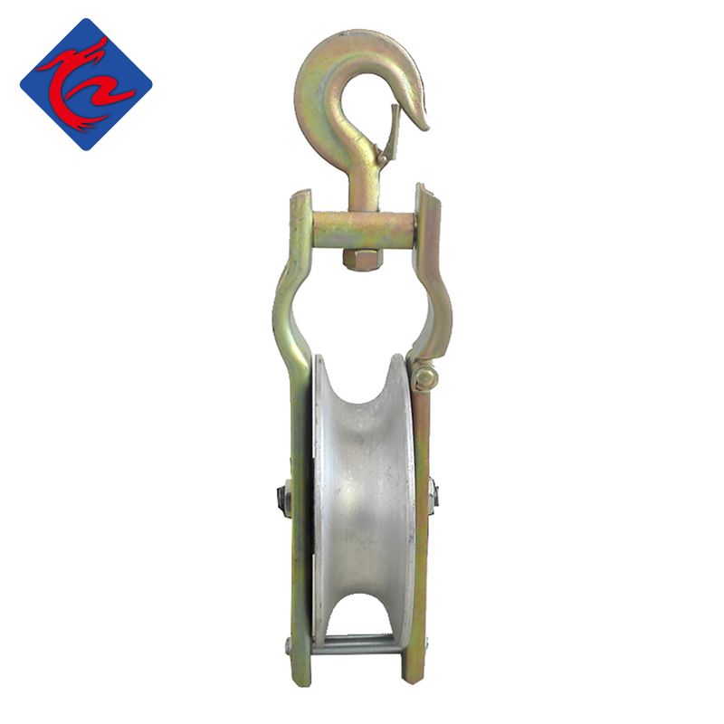 Cable Roller Hanging Type/Nylon Aluminium Cable Pulley Block