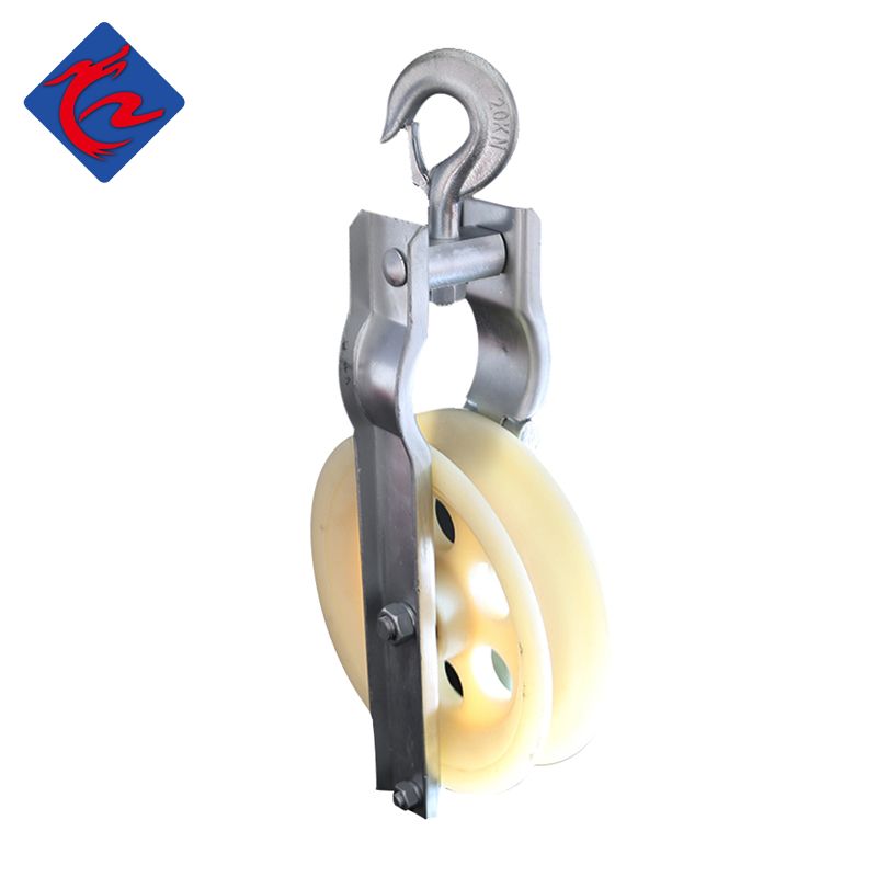 Cable Roller Hanging Type/Nylon Aluminium Cable Pulley Block