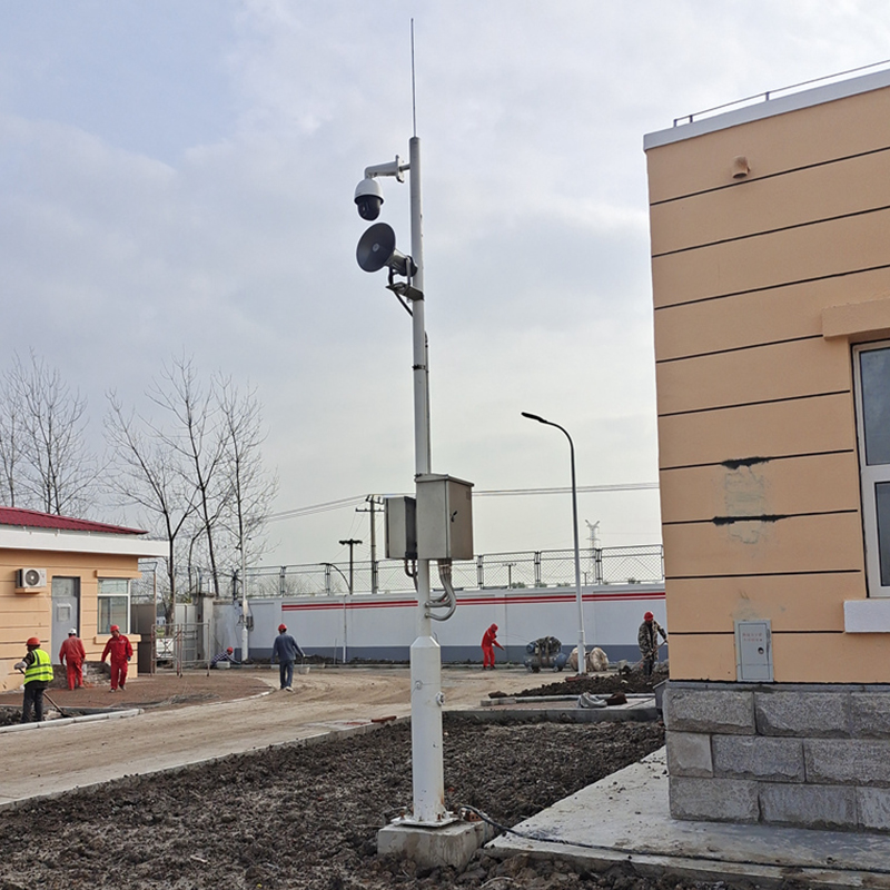 Tiltable, Foldable Security Camera Poles