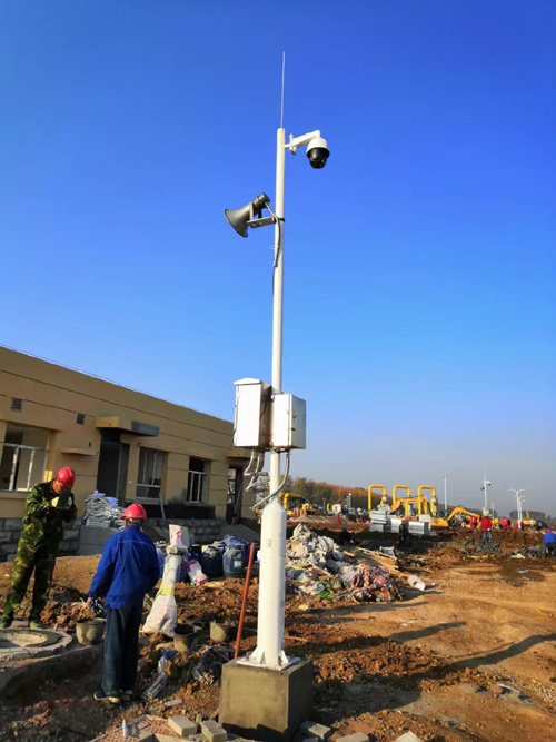 Tiltable security cctv camera poles manufacturer