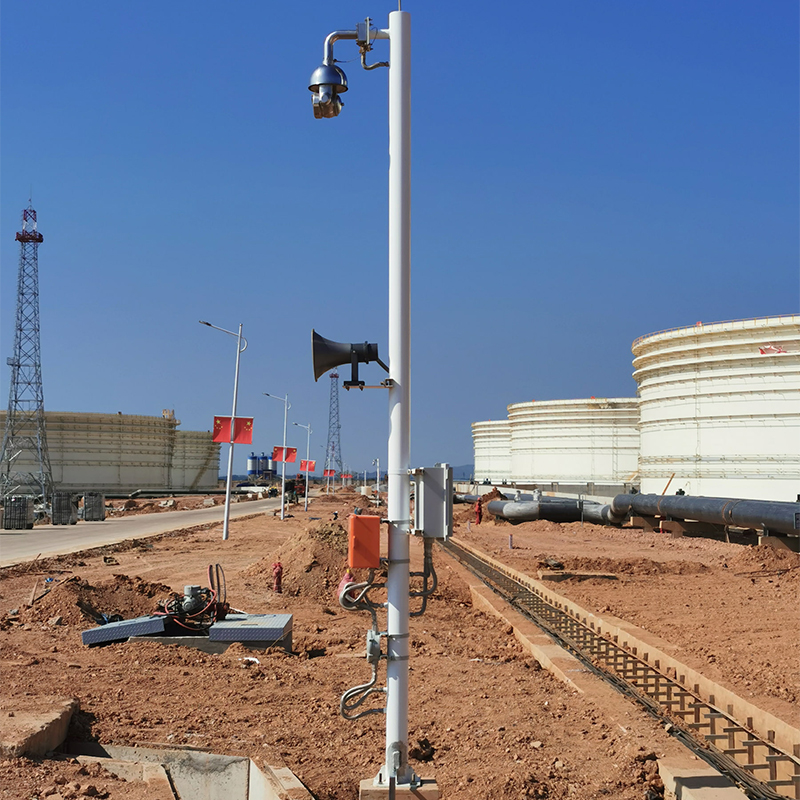 Outdoor security Camera pole