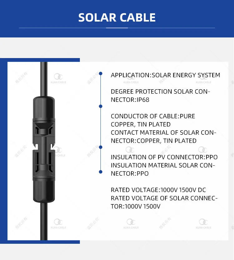 Solar Panel Connector | 4mm Extension Cable