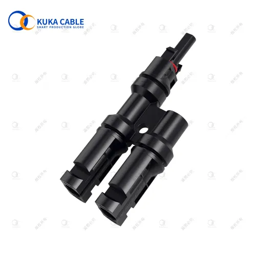 2 in 1 T connector | MC4 branch connector | 1000V IP67