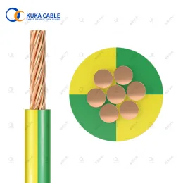 Yellow Green Earth Cable | H05V-K | Ground Wire