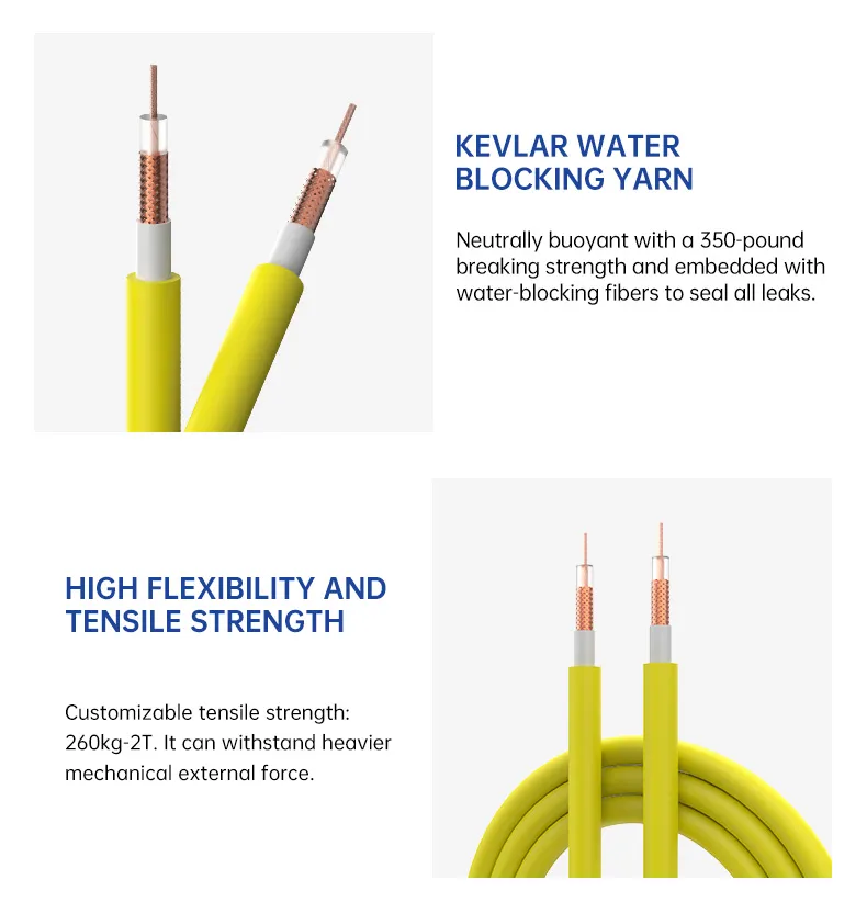 RG6 Coaxial Cable | ROV Umbilical Cable | Kevlar Reinforced Cable