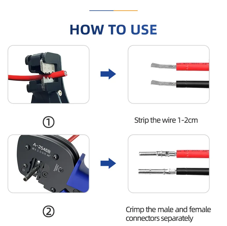Terminal Crimper | Cable Crimping Tools | Solar Crimp Pliers