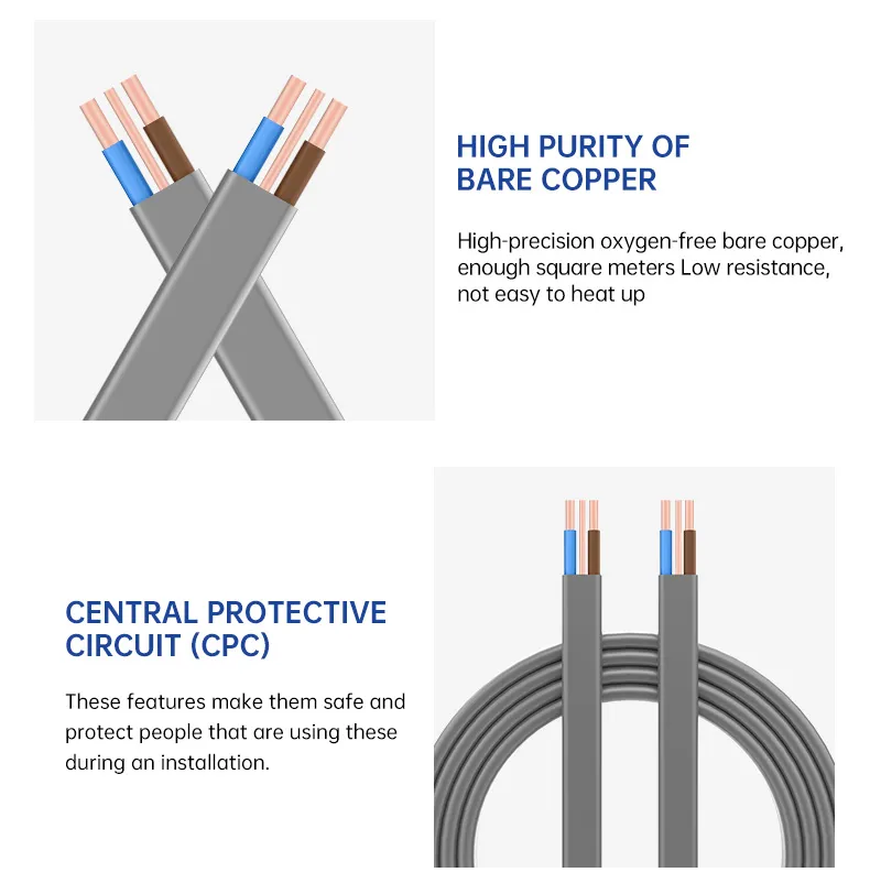 Twin & Earth Cable 2.5mm | T&E | Flat PVC Cable