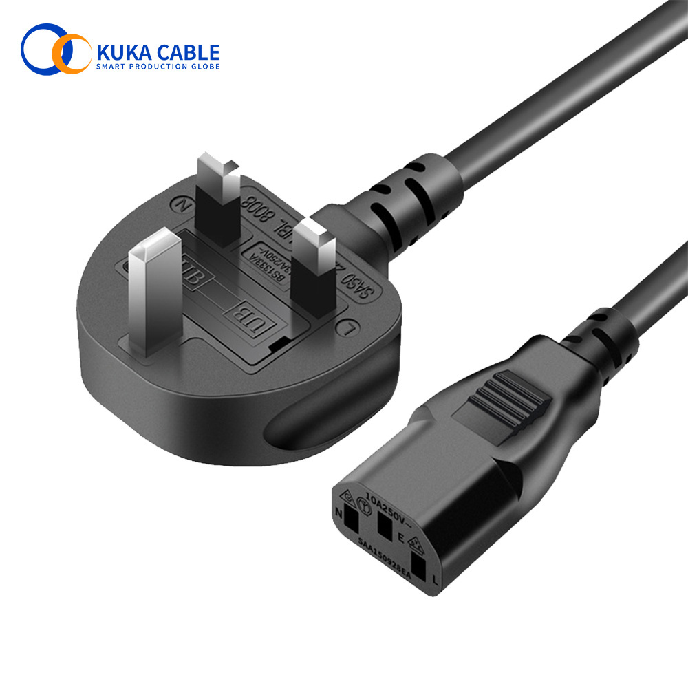 3 Prong Plug | IEC 320 C13 | UK Power Cord