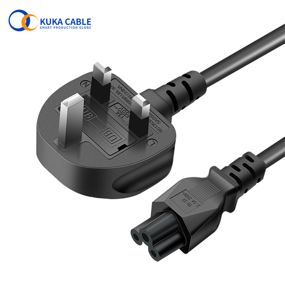 Mains Power Cable | IEC 320 C5 | UK power cord adapter