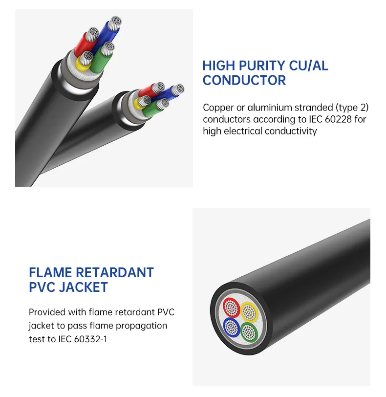 aluminum Armoured cable｜XLPE sheathed wire｜AL/XLPE/STA/PVC cable
