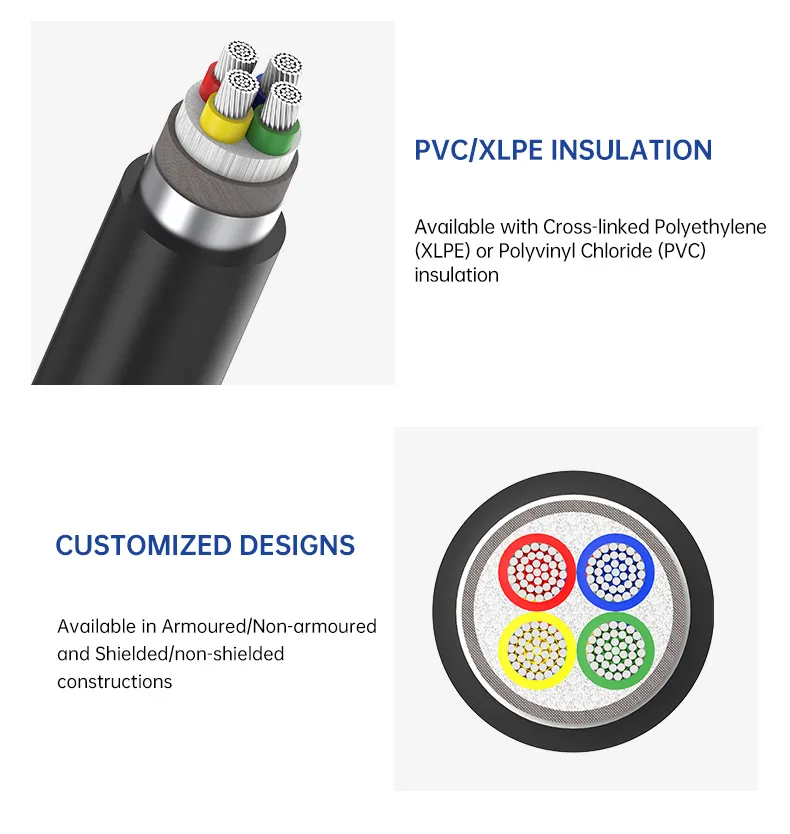 aluminum Armoured cable｜XLPE sheathed wire｜AL/XLPE/STA/PVC cable